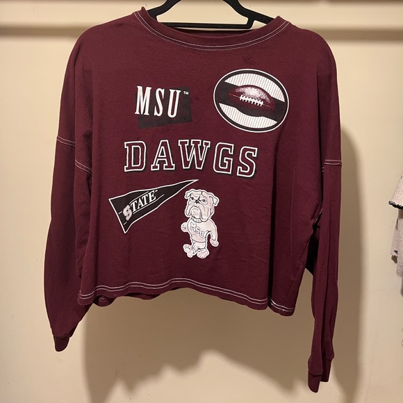 Tops | Vintage Mississippi State Crop Top | Poshmark
